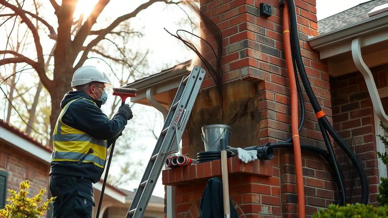 Green Master Chimney Sweep 99 Chimney Inspection Cleaning